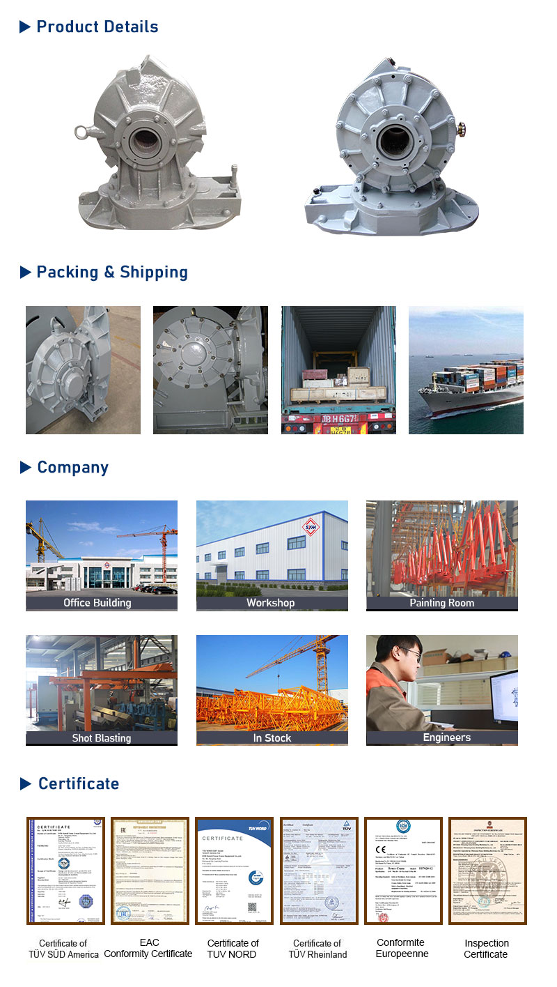 Chinese Manufactured Hoist Reducer for Tower Crane - Buy Hoist Reducer ...